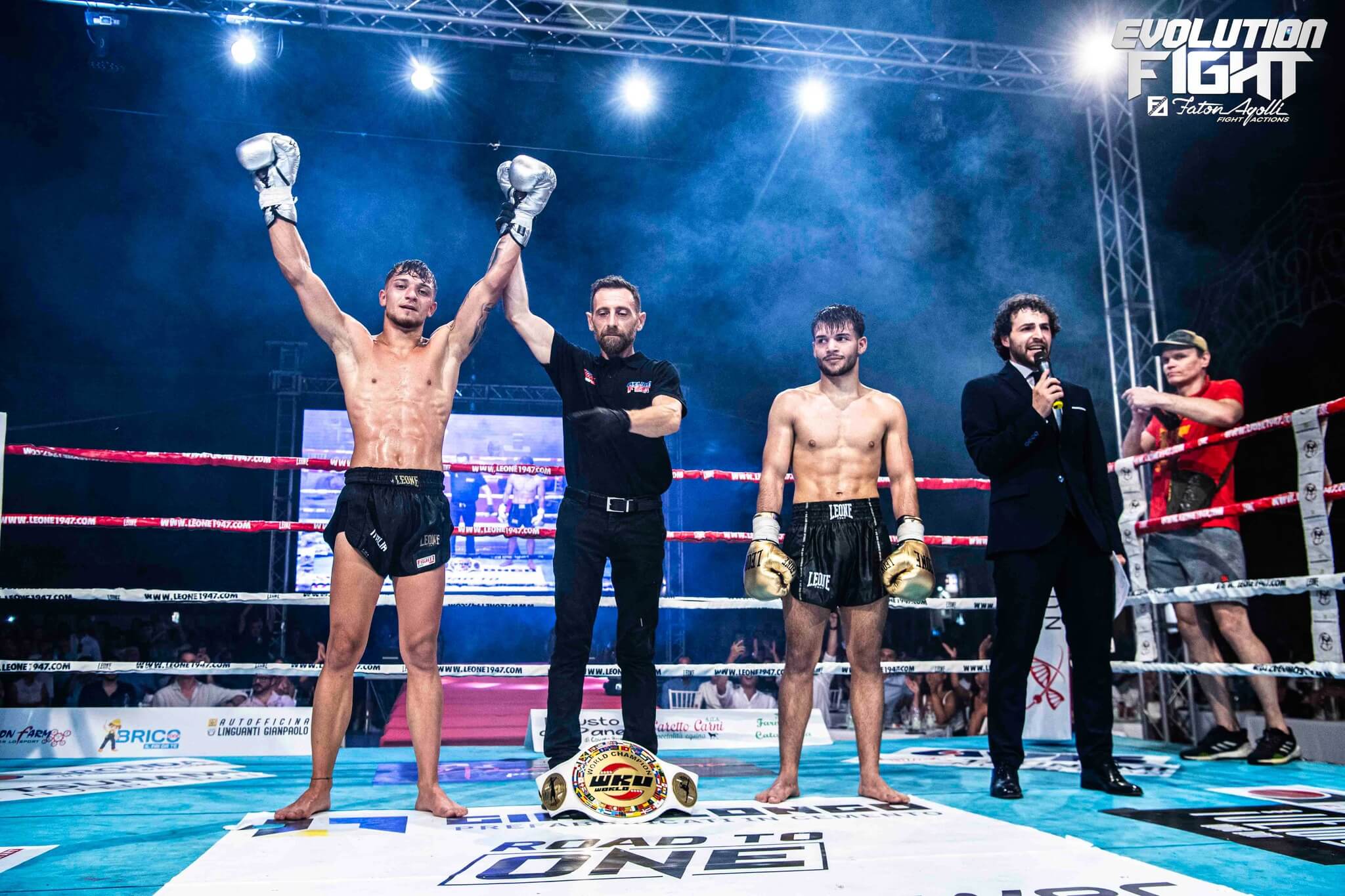 GIUSEPPE GENNUSO IS THE NEW WKU WORLD CHAMPION MUAY THAI 57 KG - WKUWORLD